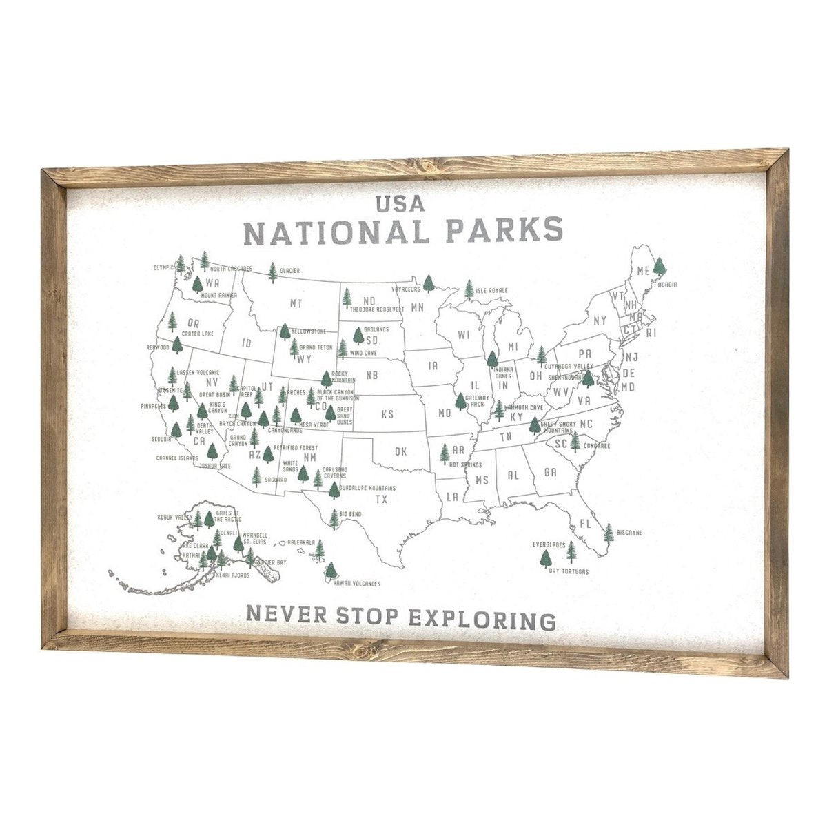 National Parks Pin Map – Maison Luxe